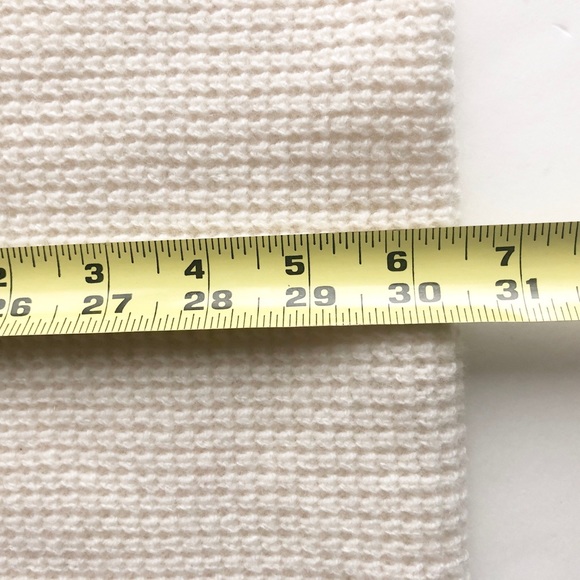 J. Crew Factory | Accessories | Jcrew Cream White Waffle Knit Infinity ...